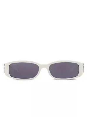 Gucci Rectangle-frame Sunglasses - White