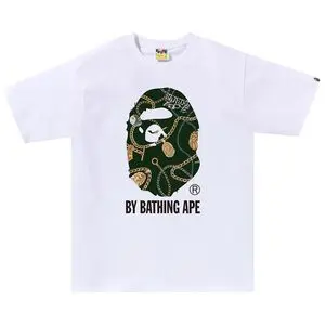 Men's A Bathing Ape White Aape T-shirts