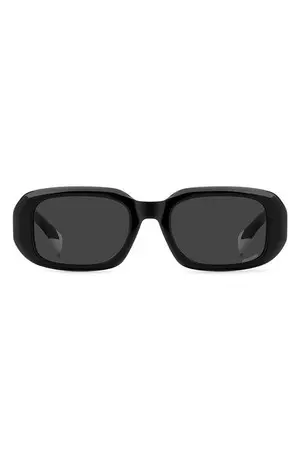Missoni 52mm Rectangular Sunglasses - Black/ Grey