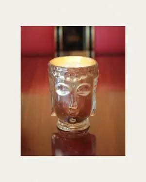 THOMPSON FERRIER 40 Oz Croesus Golden Buddha Candle - Gold