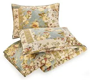 MODERN HEIRLOOM Floral Patch 3-pc King Quilt Se T
