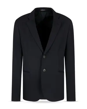 Emporio Armani Regular Fit Stretch Jersey Blazer