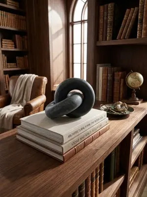 GAURI KOHLI Munich Marble Knot Sculpture