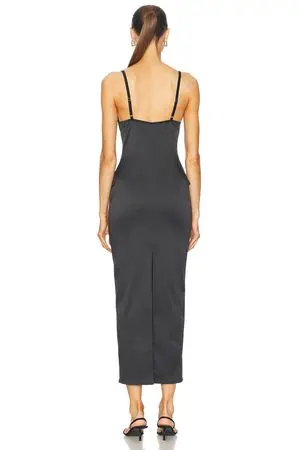 FLEUR DU MAL U-plunge Maxi Dress