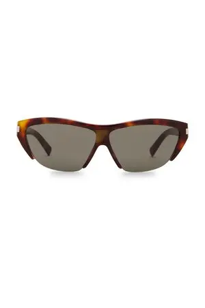 Saint Laurent Havana Cat Eye Sunglasses
