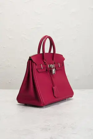 Hermès Togo Birkin 25 Handbag - Rouge Grenat