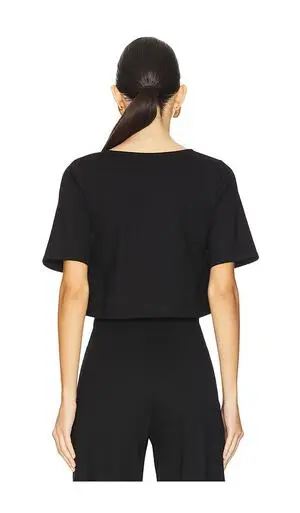 RIPLEY RADER Ponte Knit Short Sleeve Top