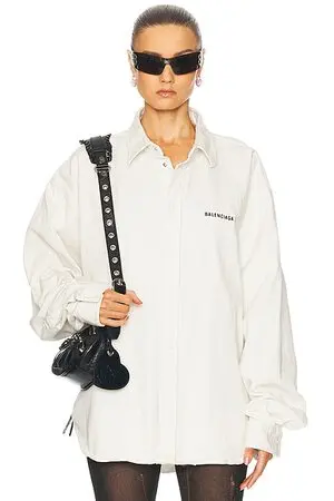 Balenciaga Large Fit Long Sleeve Shirt
