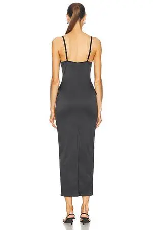 FLEUR DU MAL U-plunge Maxi Dress