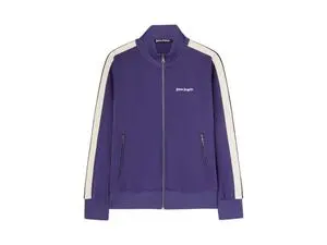 Palm Angels Classic Logo Track Jacket - Navy Blue