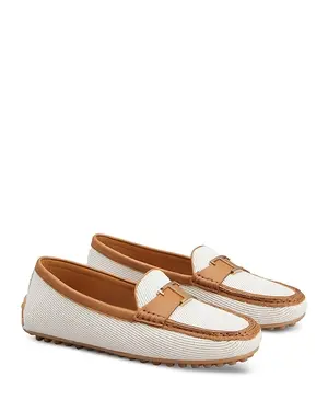 TOD'S City Gommino Loafer Flats - White