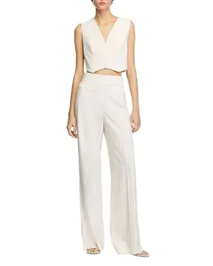 Sandro Cropped Jacket - Ecru