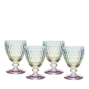 VILLEROY & BOCH Boston Pearl Crystal Goblet, Set Of 4 - Multi