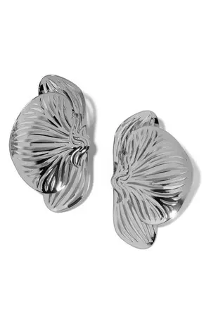 JENNIFER FISHER Orchid Stud Earrings - Silver