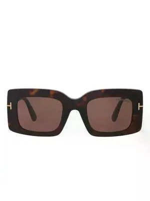 TOM FORD Geometric-frame Sunglasses - Green