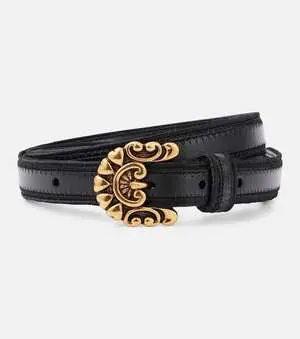 Etro Leather Belt - Black