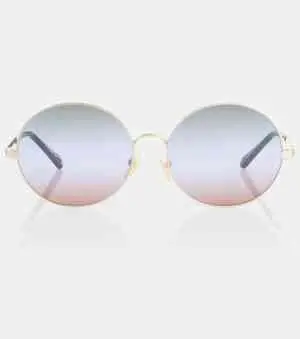 Chloé Aly Oversized Sunglasses - Purple