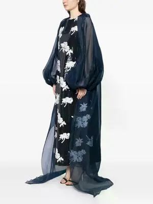 SHATHA ESSA All-over Crystal Embellishment Gown