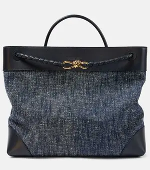 Bottega Veneta Bottega Veneta Andiamo Large Tote Bag Blue
