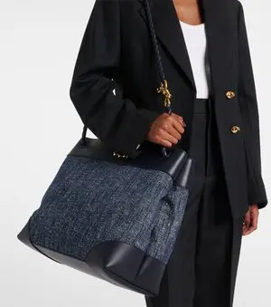 Bottega Veneta Andiamo Large Tote Bag - Blue