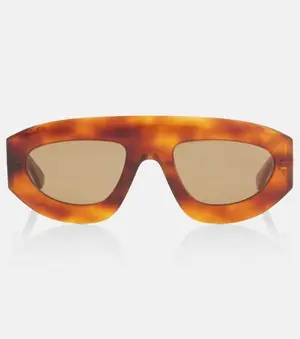 Bottega Veneta Shield Sunglasses - Brown