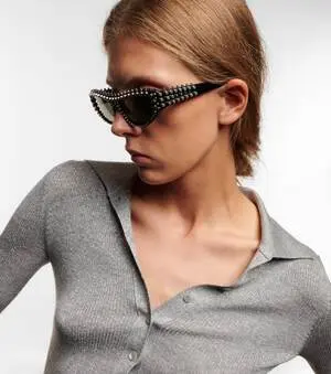 Gucci Studded Cat-eye Sunglasses