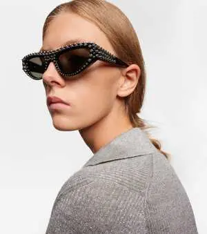 Gucci Studded Cat-eye Sunglasses