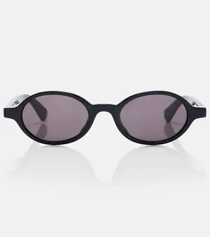 Bottega Veneta Classic Oval Sunglasses - Black