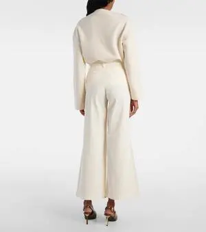 Ag Caden Wide-leg Twill Pants