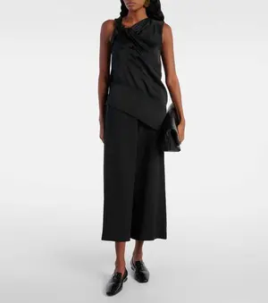 FFORME High-rise Crepe Culottes