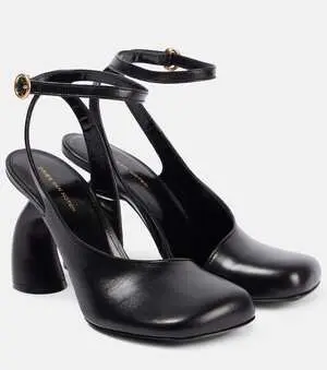Dries Van Noten 95 Leather Pumps - Black
