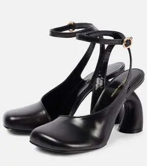 Dries Van Noten 95 Leather Pumps - Black