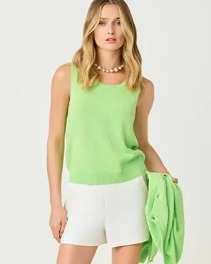 LILLY PULITZER Amalia Sweater Tank - Pistachio Macaron