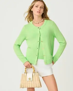 LILLY PULITZER Amalia Cardigan - Pistachio Macaron