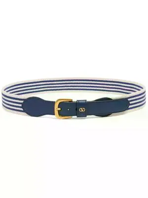 Valentino Garavani Vlogo Signature 35mm Belt - Blue