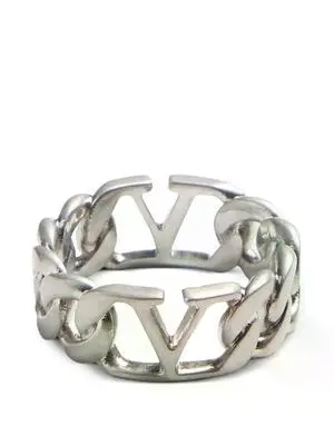 Valentino Garavani Vlogo Signature Ring - Silver