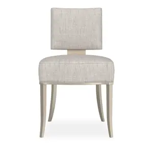 CARACOLE Reserved Seating Side Chair Light Gray - Light Gray/soft Silver