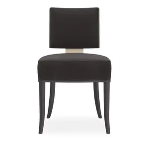 CARACOLE Reserved Seating Side Chair Black