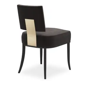 CARACOLE Reserved Seating Side Chair Black