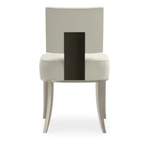 CARACOLE Reserved Seating Side Chair Cream - Cream/soft Silver