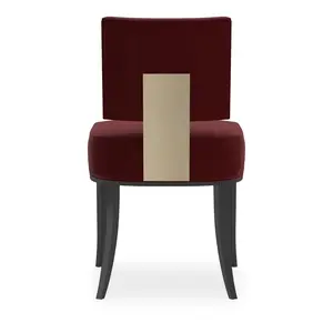 CARACOLE Reserved Seating Side Chair Red