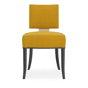 CARACOLE Reserved Seating Side Chair Yellow