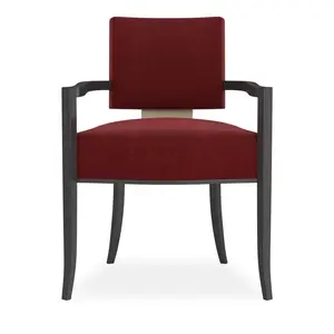 CARACOLE Reserved Seating Arm Chair Red