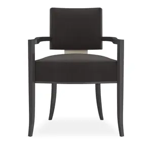 CARACOLE Reserved Seating Arm Chair Black