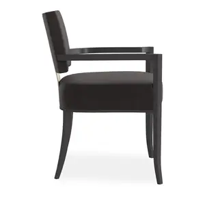 CARACOLE Reserved Seating Arm Chair Black
