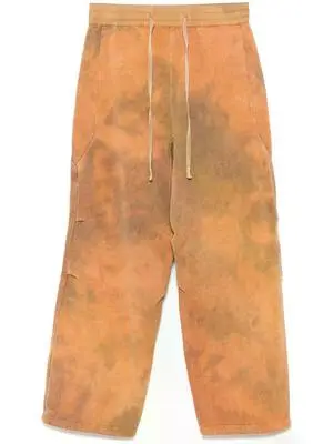 STAIN SHADE Cotton Tapered Trousers