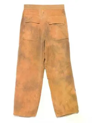 STAIN SHADE Cotton Tapered Trousers
