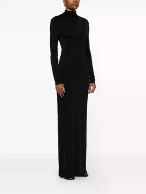 Khaite Norla Maxi Dress - Black