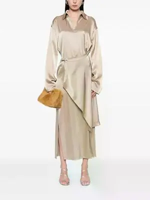 Nanushka Draped Midi Dress