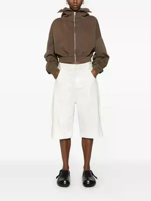 ENTIRE STUDIOS Cropped Zip-up Hoodie